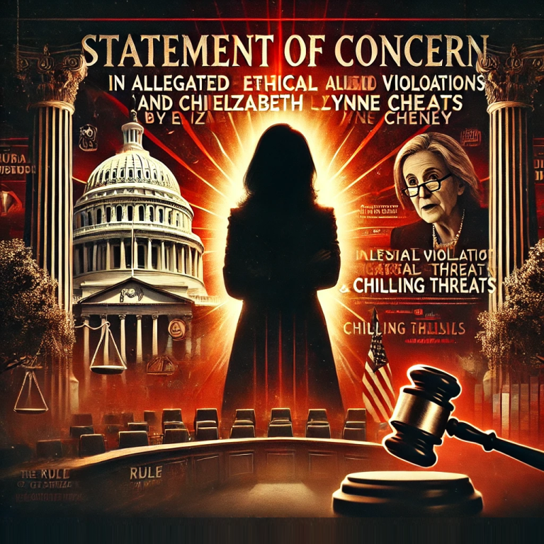 Statement of Concern in Support of Investigating Alleged Ethical ...